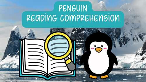 Penguin Reading Comprehension Passages Unit Kindergarten First Second Third