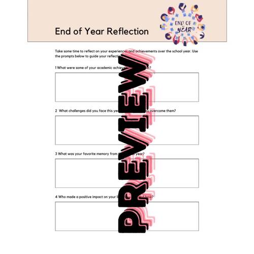 Ultimate End of Year Bundle: Reflection Forms, Encouragement Notes ...