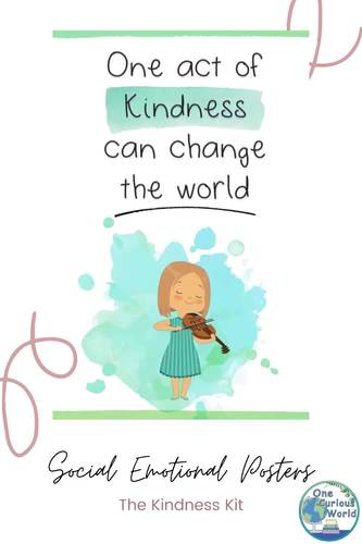 Kindness Poster Set for Social Emotional Learning by Root and Sprout ...