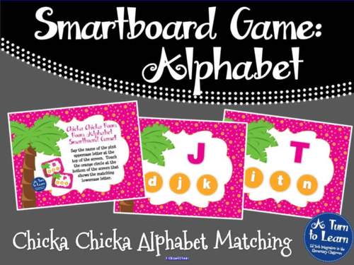 Chicka Chicka Boom Boom ABC Recognition Game (Smartboard/Promethean Board)