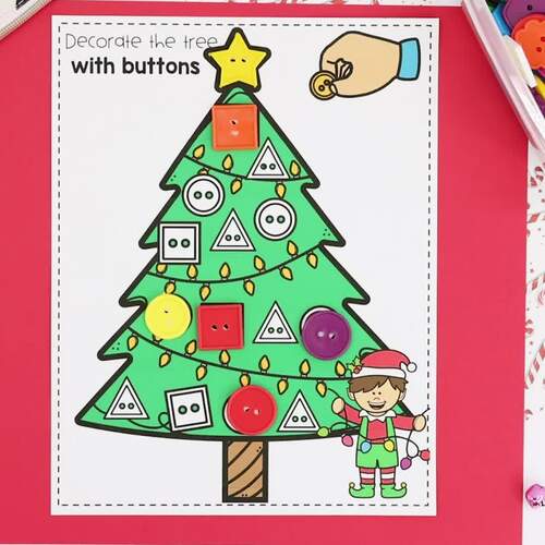 Elf Worksheets & Activities for Christmas Math & Literacy Centers