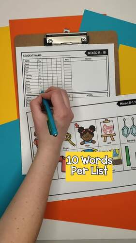 Mixed Vocalic R Articulation Screener and Progress Monitoring for ...