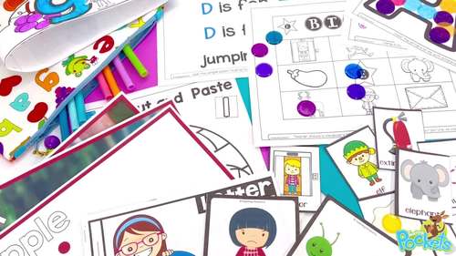 ABC Letter & Letter Sounds Practice | ABC Books & Activities Full Year ...