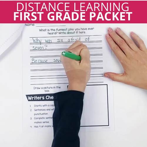 April Printable Packet for First Grade No Prep by Teaching Superkids