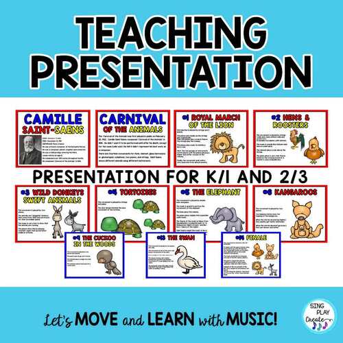 Carnival of the Animals Scarf Movement & Camille Saint Saens Lesson ...