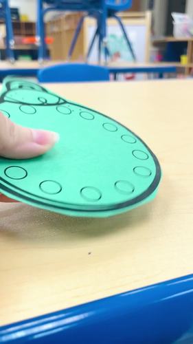 Holiday Ornament Hole Punch Fine Motor Activity by Kindergarten Is Crazy