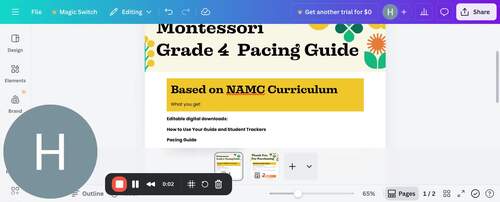 Montessori Grade 4 Year-Long Pacing Guide with TEKS Alignment | TPT