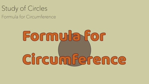 MONTESSORI GEOMETRY: Study of Circles (Formula for Circumference ...