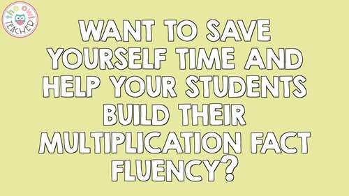 Multiplication Fact Fluency Partner Math Games for Multiplication Centers