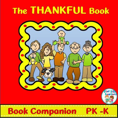 The Thankful Book Unit | 5 Day Book Study | Centers | Close Reading ...