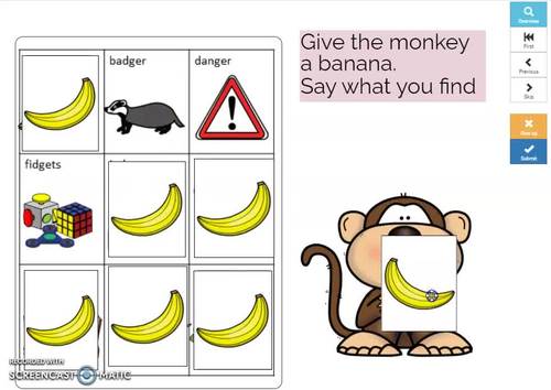 J Word Medial Articulation Game with Hidden Picture | Boom Cards by SLTtime