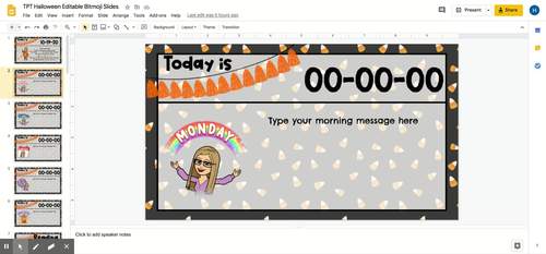 Distance Learning Editable Halloween Ghost Slides POWERPOINT or GOOGLE ...