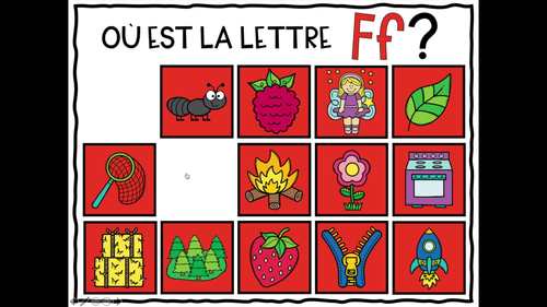 French Digital Alphabet Games - Où est la lettre F? by Fun in French ...