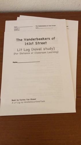 The Vanderbeekers of 141st Street Lit Log (novel study) (For Distance ...
