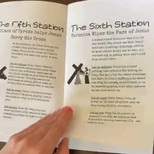 Stations of The Cross Booklet for Kids by Little Saint Creations