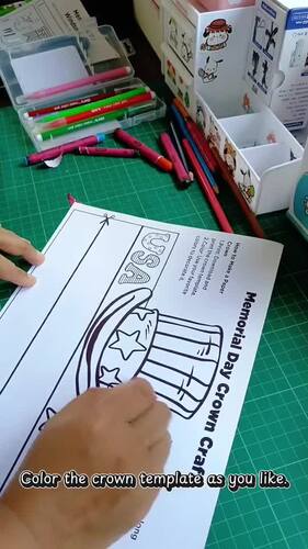 Graduation Cap Crown Craft Template For Kids, End of Year Activity, DIY ...