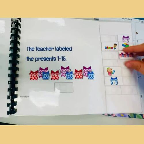 Gift Exchange Adapted Book for Special Education Interactive Activity