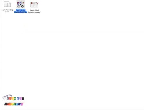 Editable Sight Word Write the Room - Apples September Sight Words Game ...