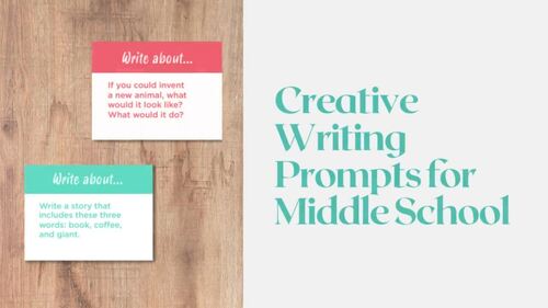 Creative Writing Prompt Task Cards | Daily Journal & Stations Activities