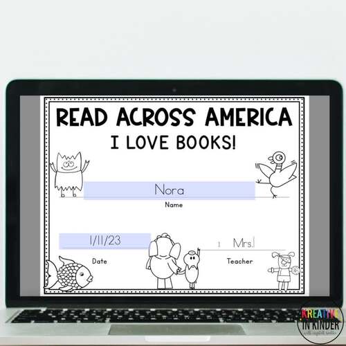 Read Across America Activities For PreK Kindergarten First Grade Non Seuss