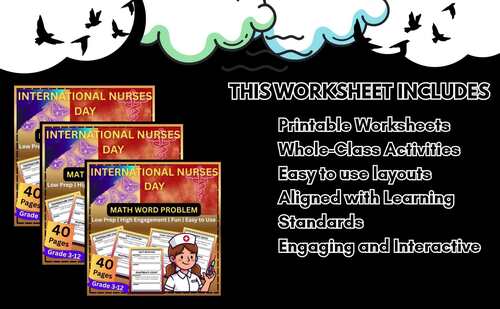 Emergency Room Math Challenge! Nurses Day Real-World Problems Grades 3–12