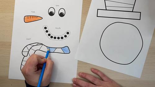 Snow Day Writing Craft - Snowman Winter Bulletin Board Idea by Kiddie ...