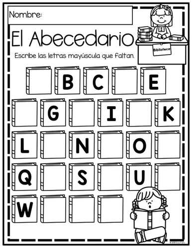 Kindergarten Review in Spanish| Printable Packet #tptbilinguals | TPT