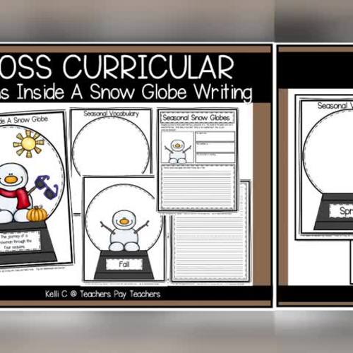 Seasons and Weather | Dressing A Snowman Through The Year Writing ...