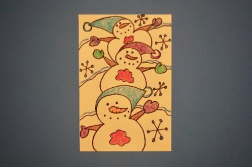 Let's Draw Overlapping Snowmen! by Patty Fernandez Artist | TPT