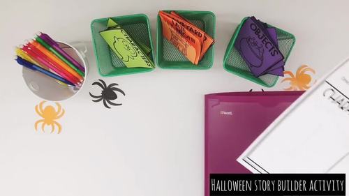 October Writing Activity | Build A Story | TPT