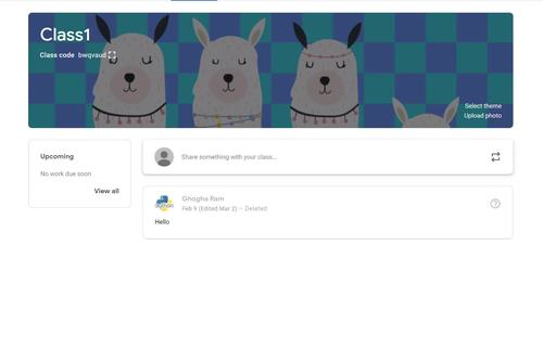 Animated Google Classroom Headers (Llama Llama) for Distance Learning