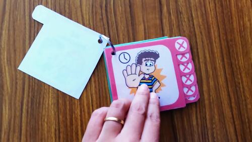 Visual Cue Cards for Lanyard Necklace Autism Communication by Miss Sarita