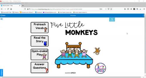 Bundle #2 Nursery Rhymes & Preschool Songs (Boom Cards & Print Visuals)