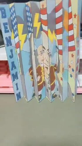 Benjamin Franklin Crafts Agamograph Art Activities President Science ...