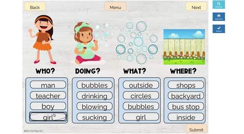 Sentence Building Bundle: SVO & SVOA | Grammar & Syntax by The Fluffy SLP