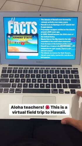 VIRTUAL FIELD TRIP TO HAWAII | Editable Canva Slideshow for Music & Gen Ed!