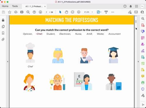 ESL Beginners Lesson: Learn Professions in English by ESL Adult Workshop