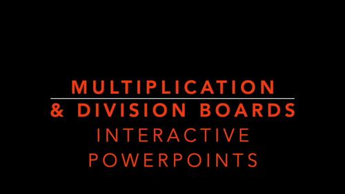 Interactive Montessori Multiplication & Division Boards by Montessori Tails