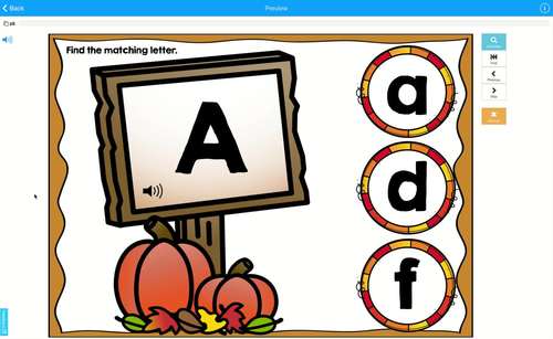 Letter Identification Boom Cards by Krafty In Kinder Shop | TpT