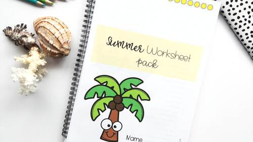 Summer Packet | Literacy Summer Worksheets Set, Print and Go by ...