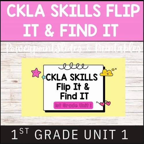 CKLA Skills 1st Grade Unit 1 | Tricky Word Game & | PPT Slides ...