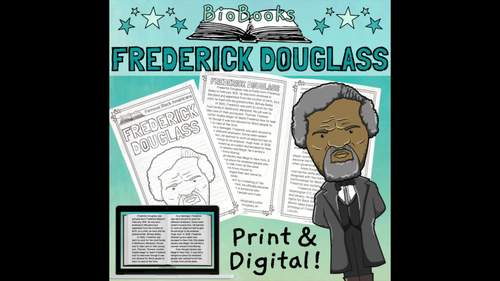 Frederick Douglass Biography Reading Passage Activity Booklet PRINT and ...