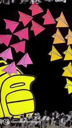 Editable Paper Airplane - Soaring into a New Year - Bursting Bulletin ...