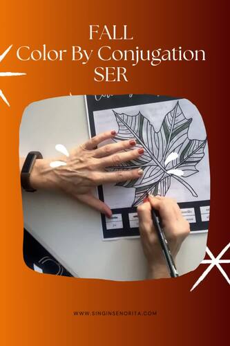 SER Color By Conjugation-Fall by SinginSeñorita | TPT