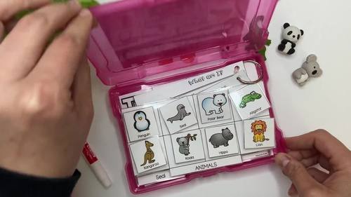 Zoo Themed Push-in Articulation & Language Activities for Speech Therapy