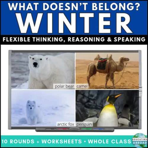 What Doesn’t Belong Winter | Claim Evidence Reasoning Practice with ...