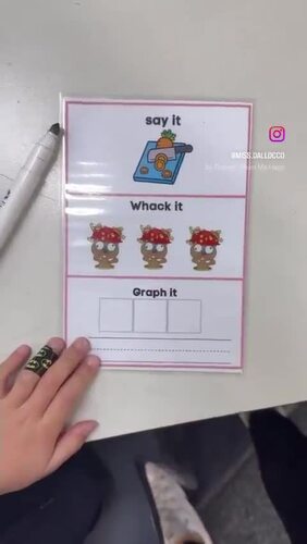 Whack it Blends and Digraphs Word Mapping Phonics Game Segmenting ...