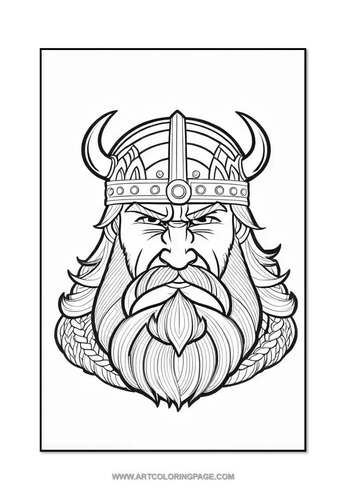 Discover Your Viking Adventure: Coloring Pages Vol 8 by Art coloring book