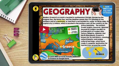 Ancient Greece LINKtivity® | G.R.A.P.E.S - Geography, Religion ...