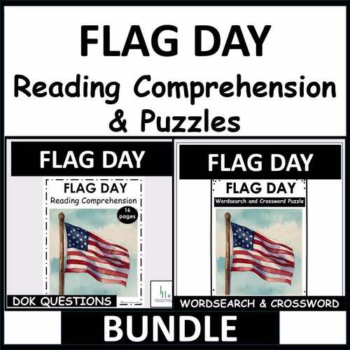 Flag Day Activities | Reading Comprehension | Puzzles | Games | June ...